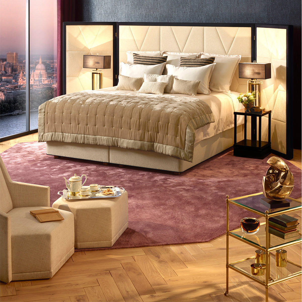 Vispring Grand Berkeley Headboard - The Organic Mattress